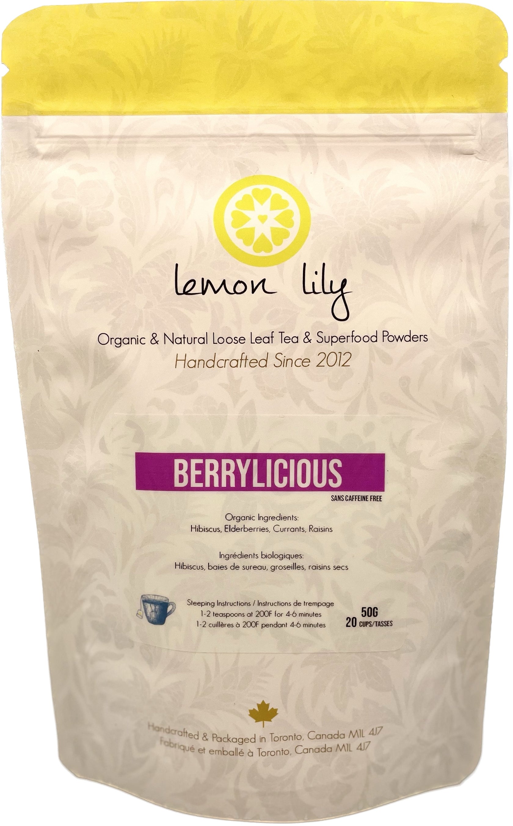 Berrylicious – Lemon Lily Organic Tea
